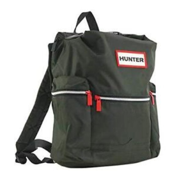Hunter | Bags | Hunter Original Top Clip Backpack Dark Olive Ubb67acd ...